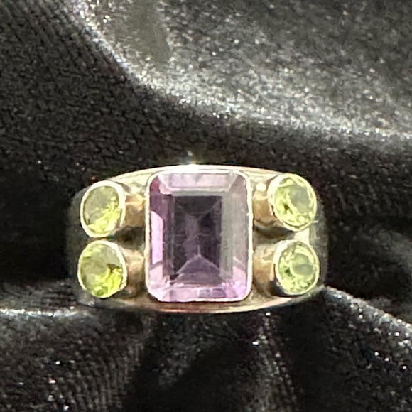 Nicky Butler | Jewelry | Nicky Butler Peridot Amethyst 925 Silver Ring ...